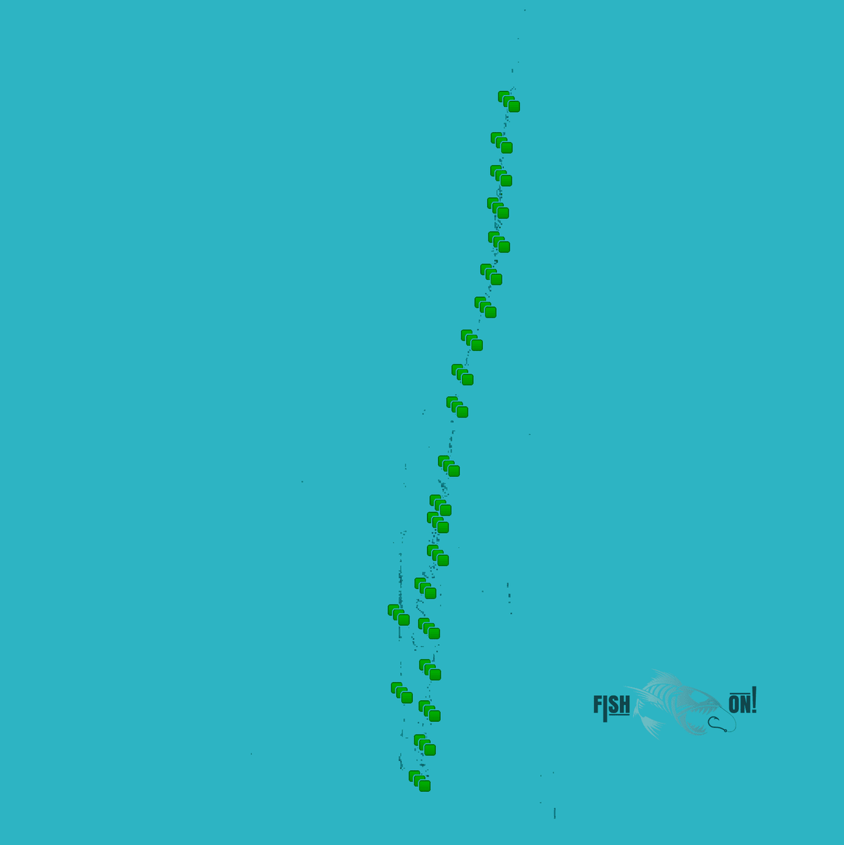 The Elbow Fishing Spots - Deep Offshore Numbers – Fish On